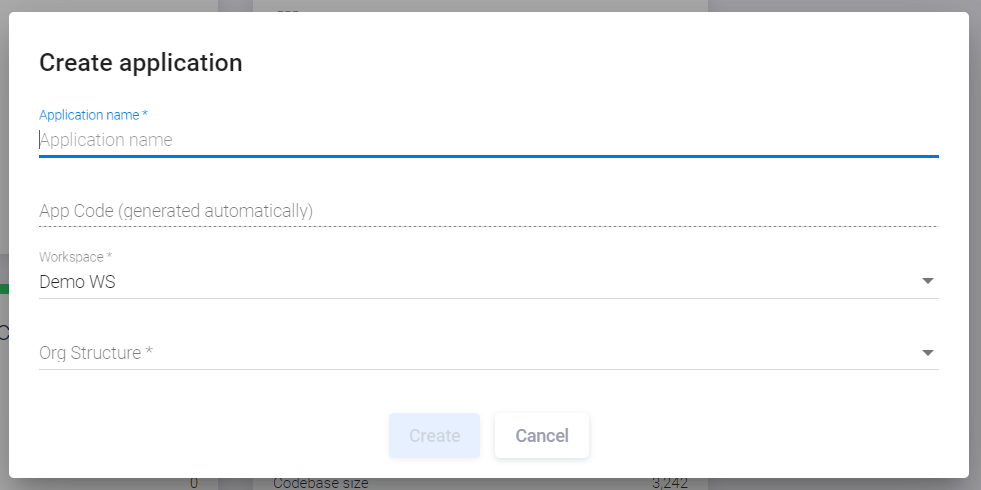Mapping Application to Workspace